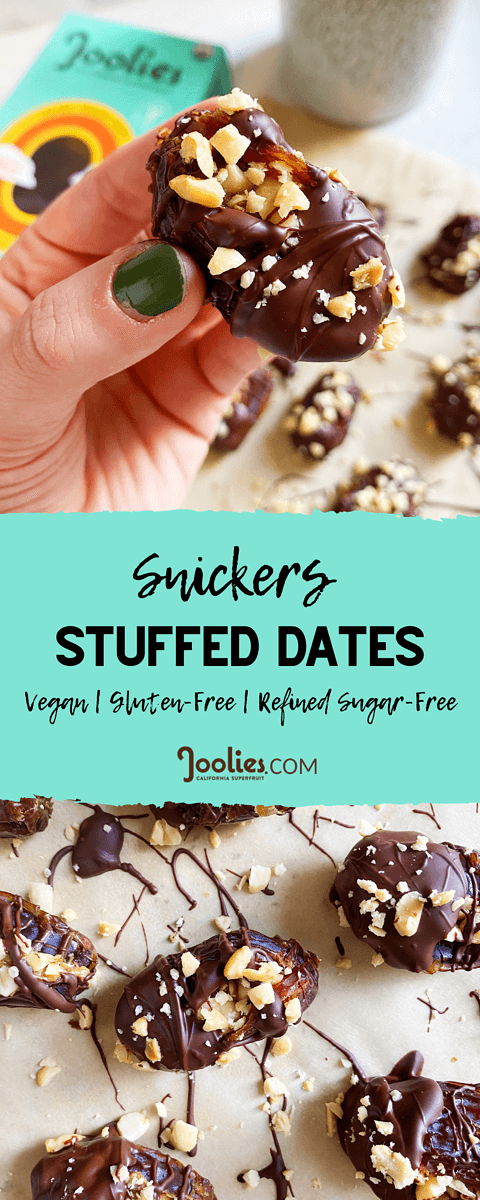 Snickers Stuffed Dates
