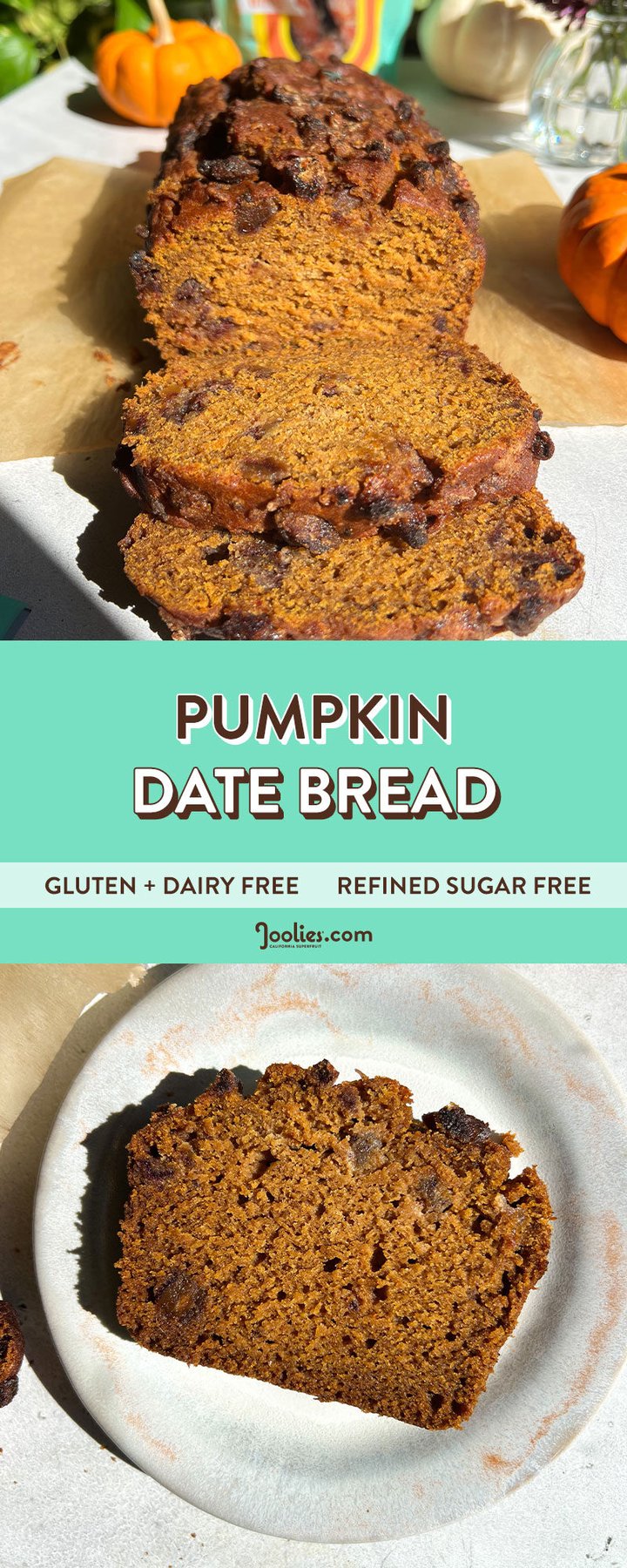 Pumpkin Date Bread